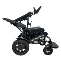 China KSM-601S 500W Brushless Motor Electric Foldable Power Wheelchair Remote Reclining for Travel 24V for sale