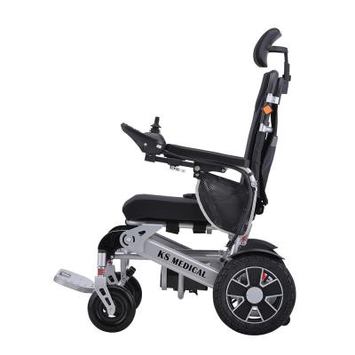 China KSM-606AR Automatic Reclining Power Foldable Aluminum Wheelchair 24V 250W for Seniors for sale