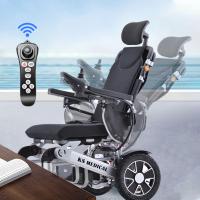 China KSM-606AR Automatic Reclining Power Foldable Aluminum Wheelchair 24V 250W for Seniors for sale