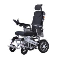 China KSM-606 Folding Lightweight Electric Wheelchair 24V 12Ah Li-ion Battery 150kg Capacity for sale