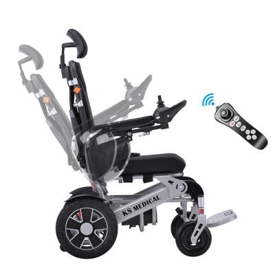 China KSM-606 Folding Lightweight Electric Wheelchair 24V Li-ion Battery 150kg Capacity for sale