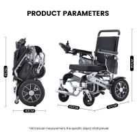 China KSM-606AF Automatic Fold Electric Wheelchair 24V 12Ah Li-ion Battery 150kg Capacity for sale