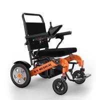 China KSM-606 Folding Electric Wheelchair 150kg Capacity 24V Li-ion Battery Power Wheelchair for Adults Seniors for sale