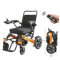 China KSM-605 Remote Control Automatic Folding Electric Wheelchair 24V 250W Motor Power Wheelchair for Disability for sale