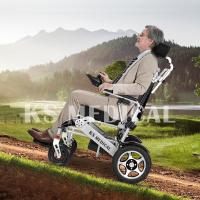 China KSM-605 Remote Control Automatic Folding Electric Wheelchair 24V 250W Motor Power Wheelchair for Disability for sale