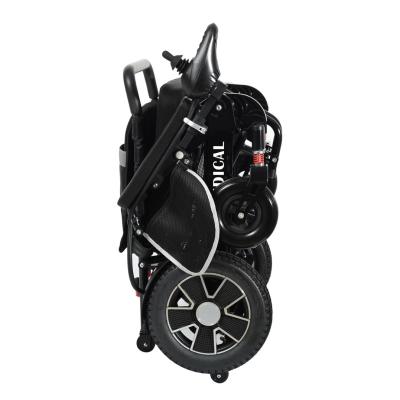 China KSM-606 Ultra 500W Foldable Electric Wheelchair 24V 20Ah Li-ion Battery 150kg Capacity for sale