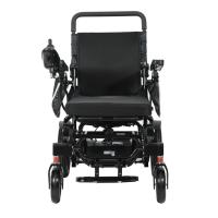 China Aluminum Alloy Foldable Electric Wheelchair 28.5kg Lightweight 15-25km Range for Elderly Disabled for sale