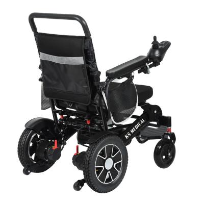 China Motorized Fold Up Power Wheelchair for Seniors Electric Dual Motor 250W 24V for sale