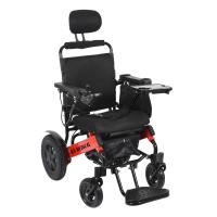 China KSM-601S Folding Electric Wheelchair 24V 250W Brushless Motor Lightweight Portable Power Wheel Chair 20km Range for sale
