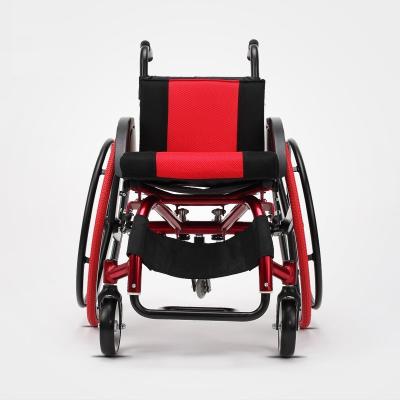 China KSM-220 Folding Ultralight Sport Wheelchair 19kg for Disabled Basketball Training for sale