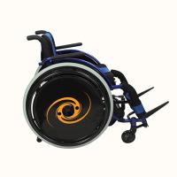 China KSM-221 Folding Sport Wheelchair Ultralight Manual Wheelchair 19kg 360mm Seat for sale
