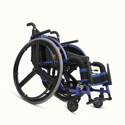 China Ultra Lightweight Folding Sport Wheelchair 19kg Manual Wheelchair KSM-221 510K ISO for sale