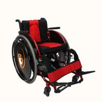 China Ultra Lightweight Folding Sport Wheelchair 19kg Manual Wheelchair KSM-221 510K ISO for sale