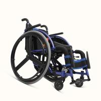 China KSM-221 Ultralight Folding Sport Wheelchair 19kg Manual Wheelchair for Adult Disabled for sale