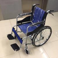 China KSM-202 Folding Manual Wheelchair 450mm Seat 130kg Capacity CE Approved Medical Equipment for sale