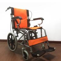 China KSM-202 Folding Manual Wheelchair 450mm Seat 130kg Capacity CE Approved Medical Equipment for sale