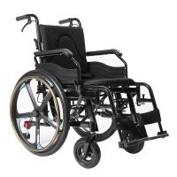 China Aluminum Fold Up Lightweight Manual Wheelchair 16.8kg 120kg Capacity Quick Remove Tyre for sale