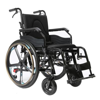 China Aluminum Fold Up Lightweight Manual Wheelchair 16.8kg 120kg Capacity Quick Remove Tyre for sale