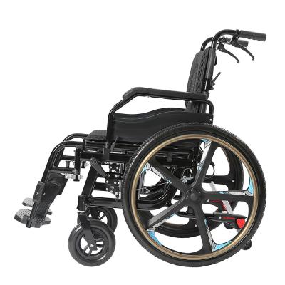 China OEM Manual Foldable Wheelchair KSM-201Plus With Quick Remove Tyre for sale