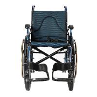 China KSM-201Plus Detachable Foldable Lightweight Manual Wheelchair 120kg Capacity Aluminum Alloy with Parking Brake for sale