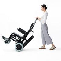 China Electric Stair Climbing Wheelchair KSM-302 150kg Capacity 24V Lithium Battery Powered Wheel Chair for Disabled for sale