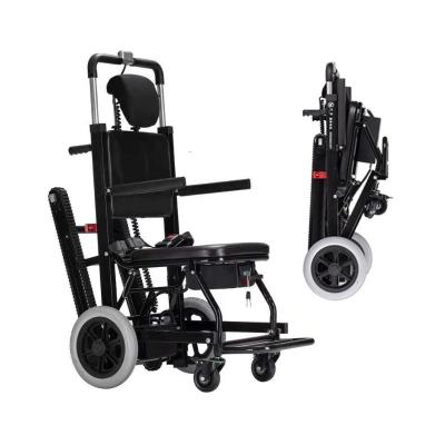 China Electric Stair Climbing Chair Motorized Automatic Elevator Lift Wheelchair 150kg 24V for sale