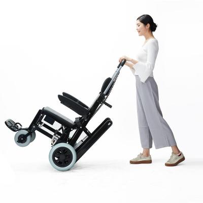 China KSM-302B Electric Stair Climbing Wheelchair 150kg Load 24V Lithium Battery Powered Track Chair for sale