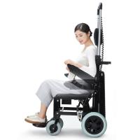 China Folding Electric Stair Climbing Wheelchair 24V 13AH Lithium Battery 150kg Capacity Aluminum Alloy for sale