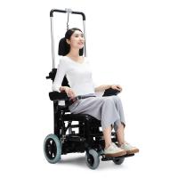 China Folding Electric Stair Climbing Wheelchair 24V 13AH Lithium Battery 150kg Capacity Aluminum Alloy for sale