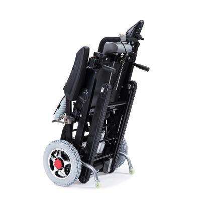 China 24V 200W Electric Stair Climbing Hand Truck Trolley with Track 150kg Load Capacity for sale