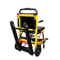 China Electric Power Stair Climbing Wheelchair 29 kg Portable Folding Track Floor Climbing Wheel Chair for sale