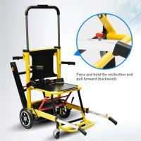 China Electric Power Stair Climbing Wheelchair 29 kg Portable Folding Track Floor Climbing Wheel Chair for sale
