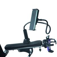 China Plastic Cup Holder and Mobile Phone Holder for Wheelchair Walker Rollator Black White ABS for sale
