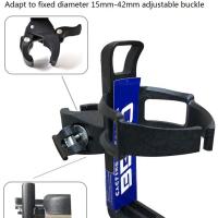 China KSP-11 360 Degree Adjustable Wheelchair Cup Holder with Elastic Fixing Bar for 2 in 1 Cup and Phone for sale