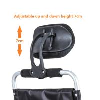 China Adjustable Portable Bracket Headrest for Electric Wheelchair Back Rest KSH-02 350mm Width for sale