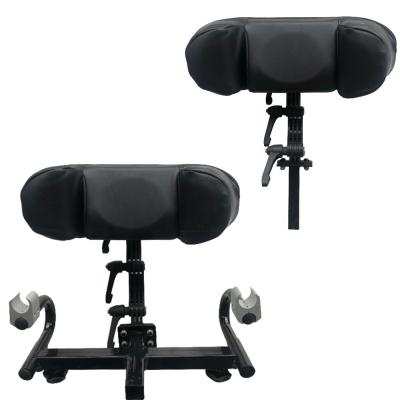 China Adjustable Electric Wheelchair Headrest KSH-01 Lightweight Reclining Head Support 350mm Width 2.5kg for sale