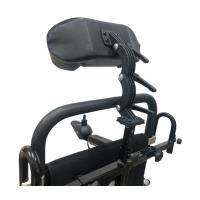 China KSH-01 Adjustable Wheelchair Headrest Aluminum Alloy 360-520mm Width 400-540mm Height for sale
