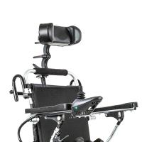 China Adjustable Wheelchair Headrest KSH-01 with 3 Joints 360-520mm Width Support for sale