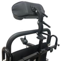China Adjustable Wheelchair Headrest KSH-01 360-520mm Width 400-540mm Height for Electric Wheelchair for sale