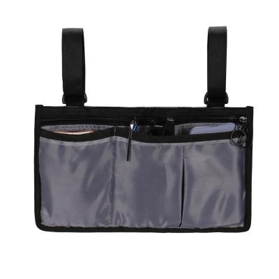 China KSMED Wheelchair Armrest Side Bag 31x18cm Multifunctional Storage Pouch for Walkers Scooters for sale