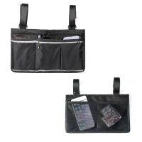 China KSB-01 Wheelchair Side Bag Multifunctional Armrest Pouch 31x18cm Polyester Storage Organizer for Scooter Walker for sale