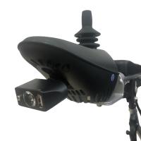 China KSL-01 Electric Wheelchair LED Light with USB Charging Port 75mm 40g Black Plastic for sale