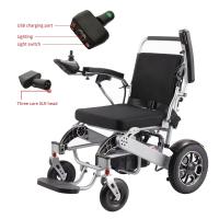 China KSL-01 Electric Wheelchair LED Light with USB Charging Port 75mm 40g Black Plastic for sale
