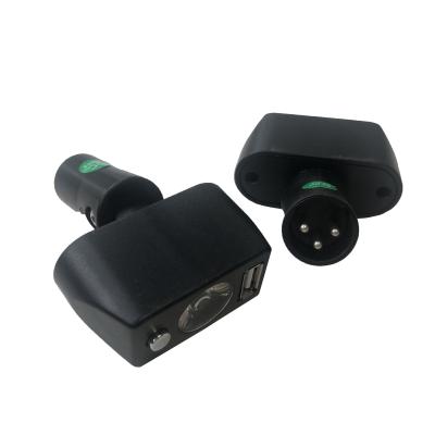 China Electric Wheelchair Lights with USB Charging Port KSL-01 75mm Portable Accessory for sale