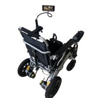 China KSP-5 Desktop Portable Plastic Folding Cell Phone Stand Holder for Wheelchair Tablet Smartphone Black for sale