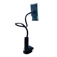 China KSP-5 Desktop Portable Plastic Folding Cell Phone Stand Holder for Wheelchair Tablet Smartphone Black for sale