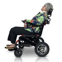 China KSMED Adjustable Wheelchair Headrest 360-520mm Width 3-Joint Angle Support for Disabled for sale