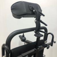 China KSMED Adjustable Wheelchair Headrest 360-520mm Width 3-Joint Angle Support for Disabled for sale