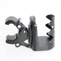 China Wheelchair Bottle Holder 360 Rotation Bicycle Cup Holder for Bikes Prams Wheelchair Black for sale