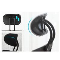 China Adjustable Wheelchair Headrest Support 200-300mm Backrest Width 3-Joint Angle Head Support for Rehabilitation for sale